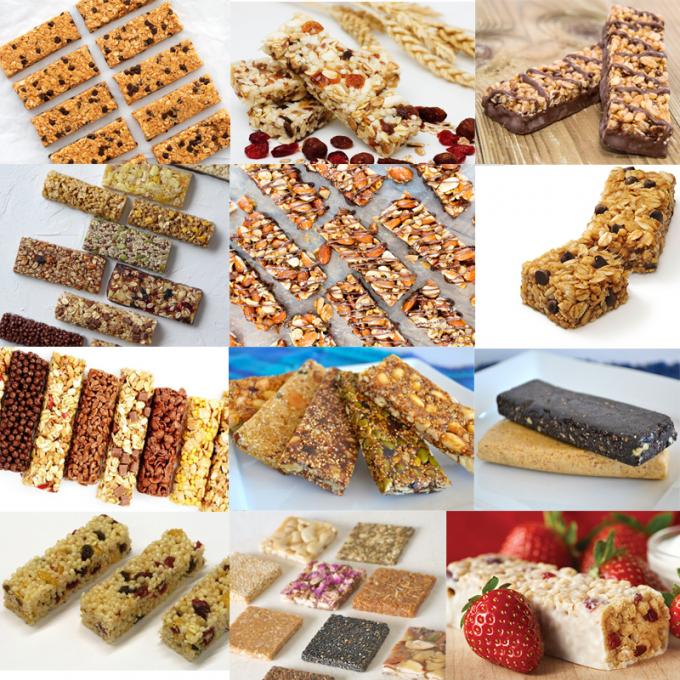 P401 Food bar press machine Crispy rice cereal granola nuts based ...