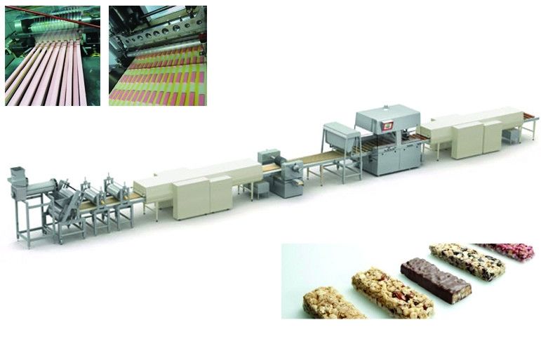 Papa Industrial Mars Candy Bar Line / Fully Automatic Slab Bar Forming Line