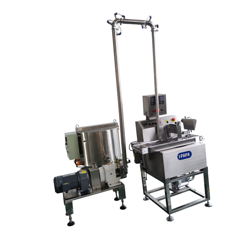 PE15 Automatic Continuous Chocolate Tempering Enrober Machine