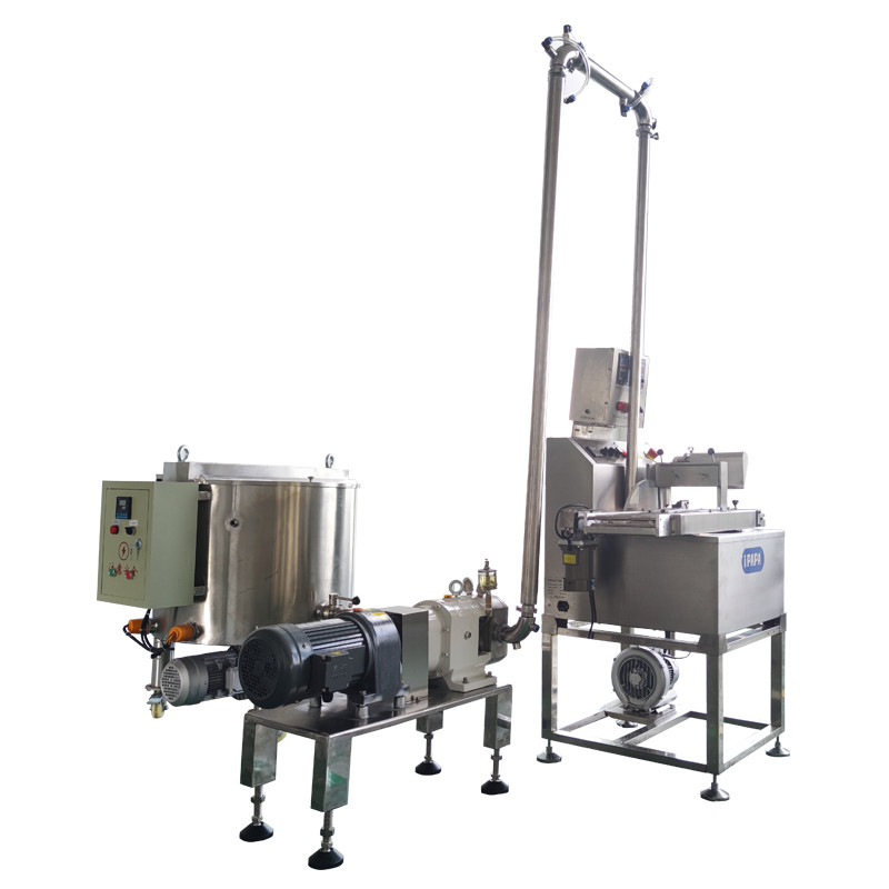 PE15 Automatic Continuous Chocolate Tempering Enrober Machine