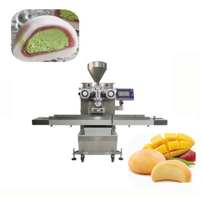 P180 Automatic Double Mochi Ice Cream Filling Machine Aligning Encrusting